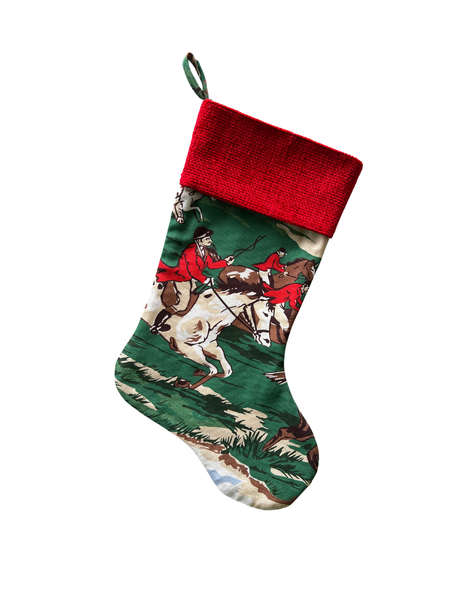Tally Ho! Christmas Stocking – Dorothy Draper Home