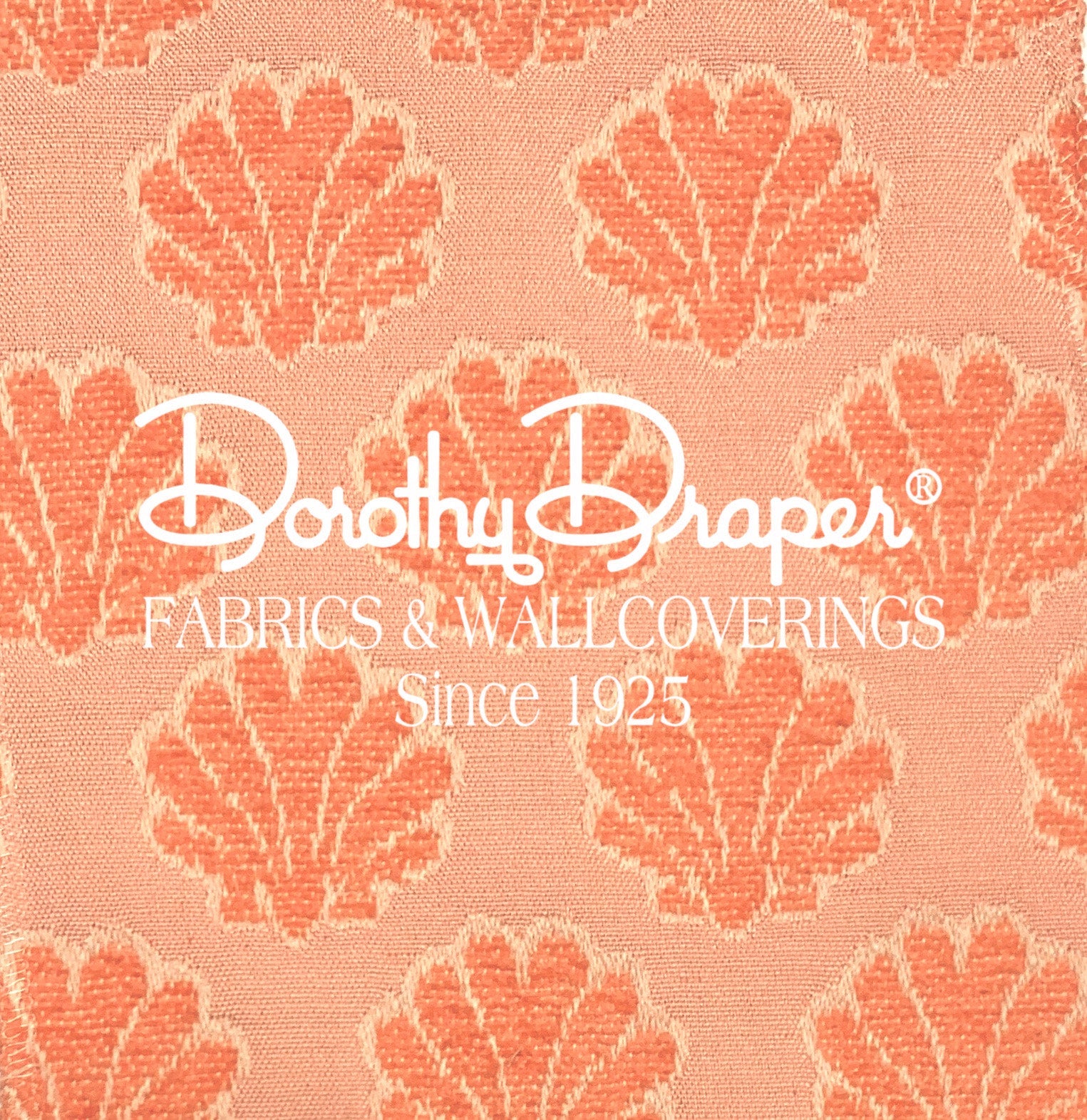 Summer Shells Coral Fabric – Dorothy Draper Home