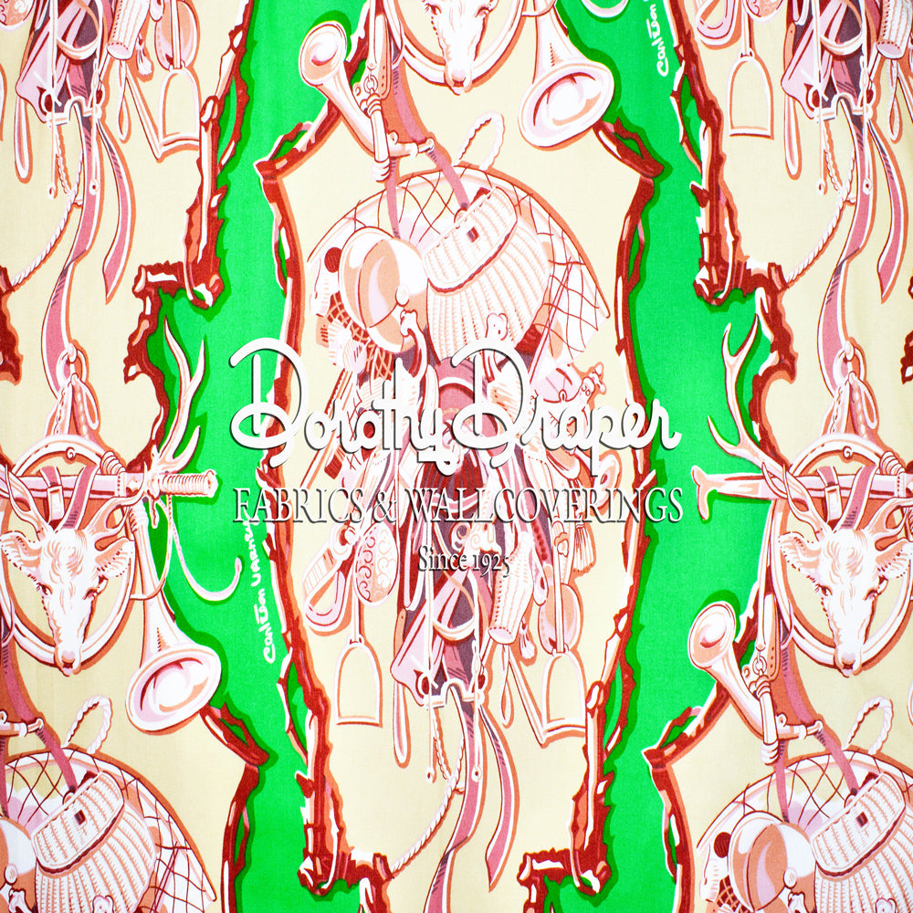 Great Lakes Green Fabric – Dorothy Draper Home