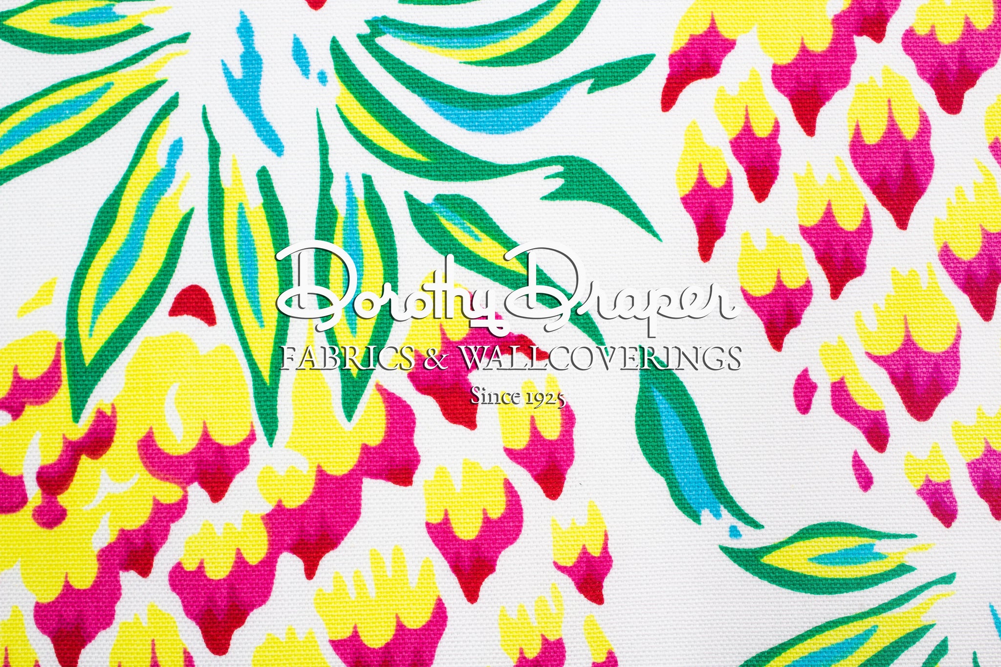 Lanai Pineapple Multi Fabric – Dorothy Draper Home