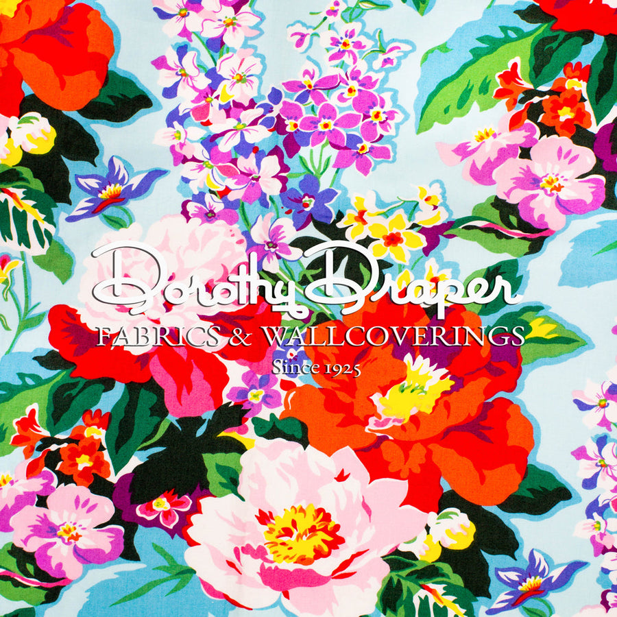 Summer Daisy Yellow Woven Fabric – Dorothy Draper Home